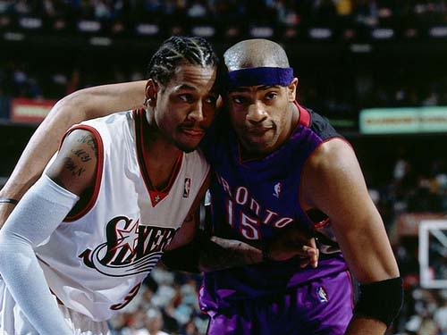 Decydujące starcie wielkiej serii Vince Carter vs Allen Iverson 2001